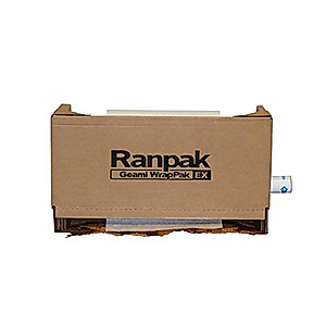 Ranpak WrapPak Ex 750 feet expandable honeycomb cushion wrap, recyclable packing paper, eco-friendly kraft paper cushioning, made in USA