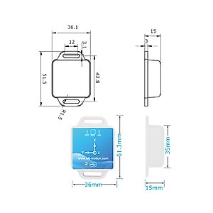 【9-Axis Offline Accelerometer Data Logger】WT901SDCL High-Precision Gyroscope+Angle (XY 0.05° Accuracy)+Magnetometer with Kalman Filtering, MPU9250 200Hz Inclinometer Sensor with 16G SD Card