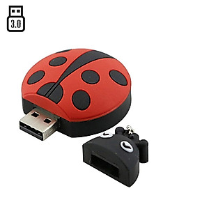 8GB Ladybug Model USB 3.0 Flash Drive Flash Drive 3.0 Thumb Drive USB Jump Drive Memory Stick Zip Drive USB Drive - Red