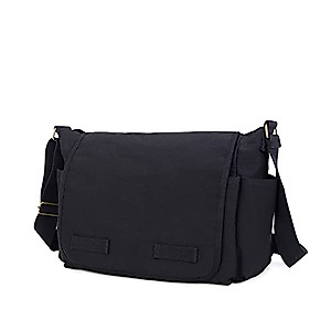 Sechunk Canvas Large Messenger Bag Shoulder bag Cross body bag Crossbody Bag