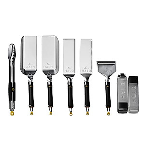 HALO Elite Griddle Kit, The Ultimate 8-Piece Griddle kit Focused on Performance, Strength, and Versatility