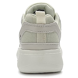 TSIODFO Walking Shoes for Women Sneakers Mesh Breathable Comfort Gym Workout Running Tennis Walk Jogging Shoe Beige Size 6