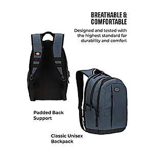 Dickies Laptop Backpack, Water Resistant College Computer Bag For School, Fits 15.6 Inch Notebook (Airforce Blue)