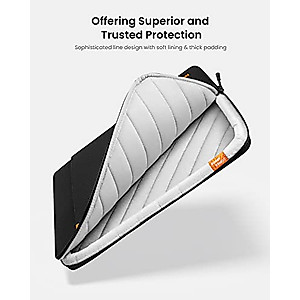 tomtoc 360 Protective Laptop Sleeve Set for 14-inch MacBook Pro M2/M1 Pro/Max A2779 A2442 2023-2021, 12.9 iPad Pro 3rd-6th Gen with Keyboard, Water-Resistant Laptop Case with Organized Accessory Pouch