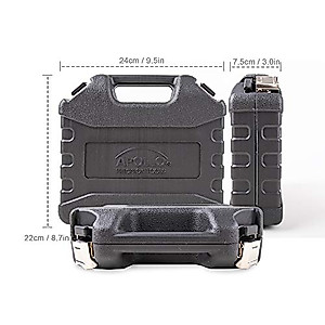 Apollo Tools Lightweight Cordless Screwdriver Set Includes Rechargeable 3.6 Volt Li-ion Screwdriver and 45 Piece Accessory Set in Black Carrying Case- Pink Ribbon- Pink - DT4944P