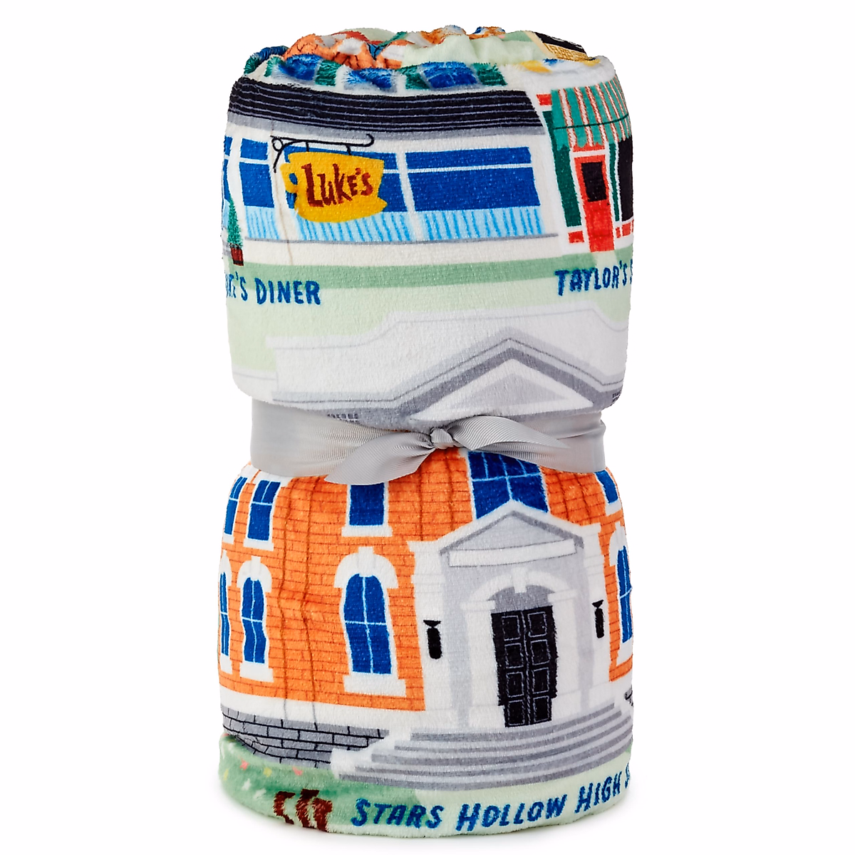 Hallmark Gilmore Girls Stars Hollow Map Blanket, 50" x 60", Gift for Christmas, Birthdays, Mother's Day, Valentine's Day