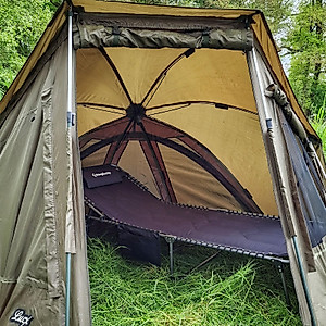 KingCamp Oversize Padded Folding Chaise Lounge Chair for Outdoor, Patio, Beach,Lawn, Sunbathing, Tanning, Pool, Lay Flat Heavy-Duty Adjustable Reclining Chairs with Pillow, Pocket, Support 330lb