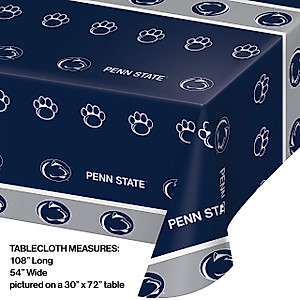 Creative Converting Pennsylvania State University Plastic Tablecloth, Azul