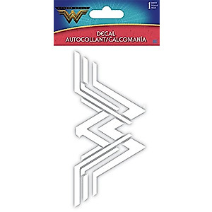 DC Comics Wonder Woman Decals Set Bundle with Wonder Woman Stickers - 3 Pack Wonder Woman Decal Stickers for Laptop, Phone, Car, Walls, Room Decor (Wonder Woman Party Supplies)