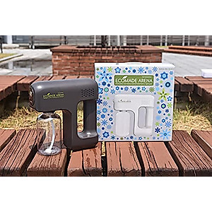 Portable Cordless Handheld Nano Mist Sprayer Fogger ULV Atomizer for Home, Office, School, or Garden (Gray)