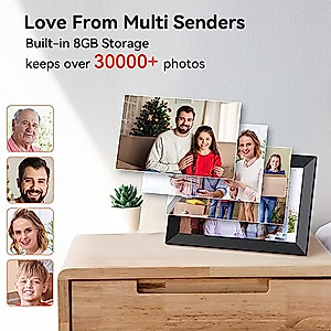 Apofial 2 Pack Digital Picture Frame 10.1 Inch WiFi Digital Photo Frame 1280 * 800 HD IPS Touch Screen Smart Cloud Photo Frame, Auto-Rotate, Share Photos and Videos Instantly via Email or App