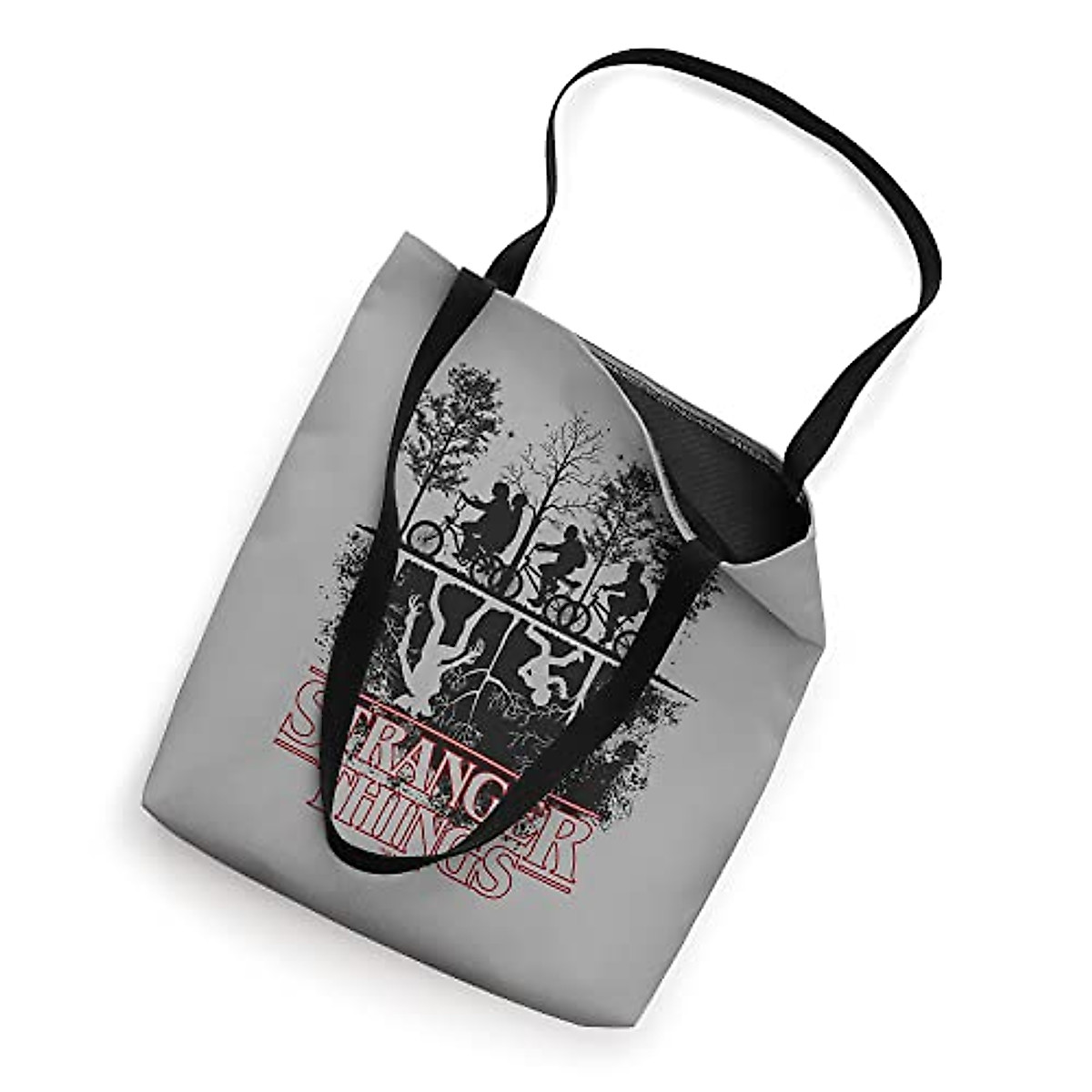 Stranger Things Upside Down Hawkins Ride Logo Tote Bag