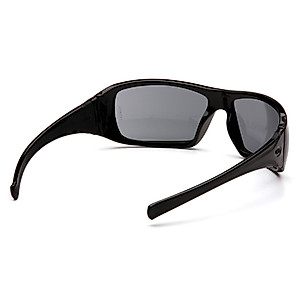 Pyramex Safety Goliath Safety Eyewear, Black Frame, Gray Lens (SB5620D)