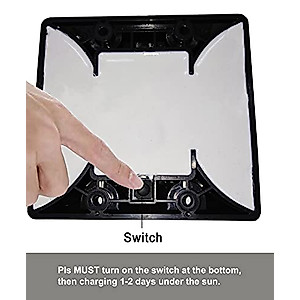 SIROAD Solar Driveway Deck Light, IP68 Waterproof Driveway Reflector Outdoor Blue LED Light for Dock Walkway Lane Porch Patio Pathway Garden Yard Road Markers (Blue, 4 Pack)