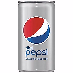Diet Pepsi, 7.5 Fl Oz Mini Cans, 30-Pack