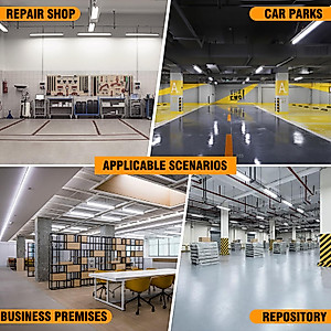 ONLYLUX T8 Led Bulbs 4 Foot - F32T8 28W 4000 Lumens(Super Bright) 5000K, T8 T10 T12 4ft Flourescent Tube Led Replacement, Ballast Bypass, Type B, Dual-End Powered, Daylight 10 Pack