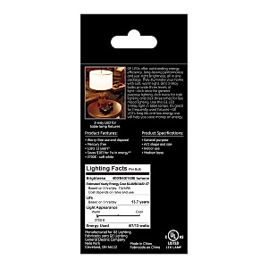 GE Lighting Light 24095 Soft White LED 3-Way 30/70/100-Watt Replacement A21 Bulb Medium Base, 1 Count (Pack of 1)