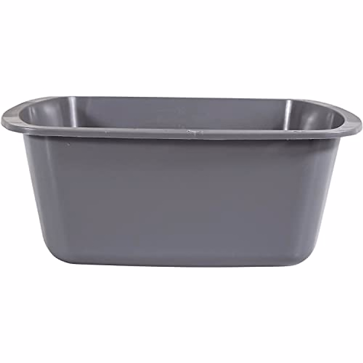 Wash Basins – Rectangular Plastic Hospital Bedside Soaking Tub [1 Pack] Small 7 Quart Graduated Bucket - Portable Washbasin for Washing, Cleaning, Foot Bath, Washing Dishes, Face Cleansing Bowl