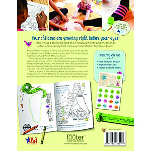 Footer Family Watch Me Grow, Memories & Milestones Keepsake, 4 Year Kit