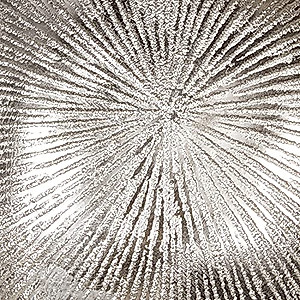 Deco 79 Aluminum Abstract Wall Decor, 24" x 5" x 20", Silver