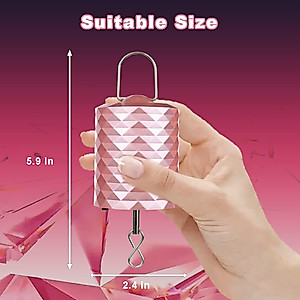 Disco Ball Motor, 2000mAh Battery Operated Rotating Wind Spinner Motor with Remote & Timing, USB Rechargeable Mini Rose Gold Spinning Baby Crib Mobile Motor for Hanging Ornament Wind Chime Mirror Ball