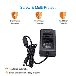 12V 4A Power Supply - COOLM AC 100-240V 50/60Hz to DC 12 Volt 4 amp 4Amp 48W Power Converter Charger 12V4A + 5.5x2.1mm DC Female Jack Socket for 12V LED Strip Lights CCTV Camera