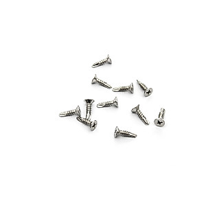 eivvia100pcs #8 * 5/8" Flat Head Cross Drive Head, 304 Stainless Steel, Flat Head Sheet Metal Screw self Tapping Screw Swallowtail Screw.…