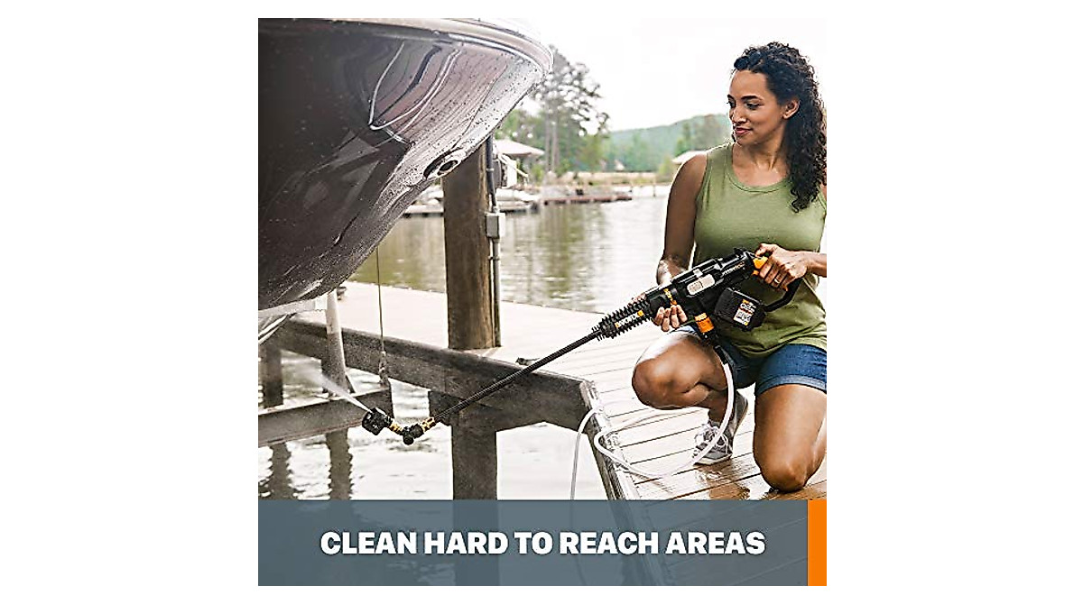 WORX Hydroshot Deluxe Cleaning Kit for Outdoor & Vehicle Cleaning