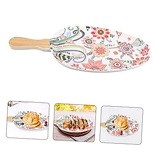 SEWOART Plate commercial tableware bread board baking pan fish platter food tray japanese plates bread loaf pans for baking fruit pies baking board bakeware with handles kitchen bakeware