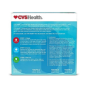 CVS Health Hydrocolloid Gel Adhesive Pds, 5 Pads, Assorted Sizes