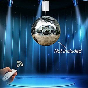 Fonmy Hanging Display Motor with Remote for Wind Spinner Ornament Hanging Decor Wind Chimes Baby Crib Mobile Battery Operated Motor-10 RPM Low Speed