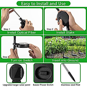 Solar Firefly Lights, Solar Outdoor Lights Garden Lights Outdoor Waterproof, Firefly Lights Solar Outdoor, Starburst Swaying Garden Lights for Path Fence, Swaying When Wind Blows (2 Pack, Warm White)