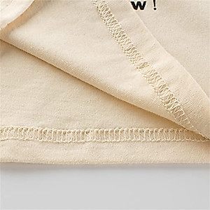 Baby Boys Girls French Terry Crewneck Sweatshirt Crew Neck Print Activewear Tops Cotton Tshirts Festival Clothes Orange