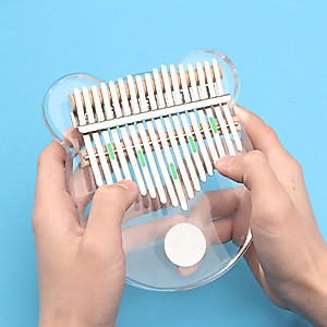 Ubrand 2set Kalimba Thumb Piano Note Stickers for Beginner Learner Musical Gift and Kalimba Scale Sticker Percussion (Color)