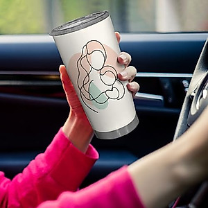 FOCIUZTA 40oz Vibrant Cartoonish Game Controller Pattern Tumbler with lid, Travel Coffee Cup, Ideal for Easter, Gaming Enthusiast, Mother Day, and birthday gifts