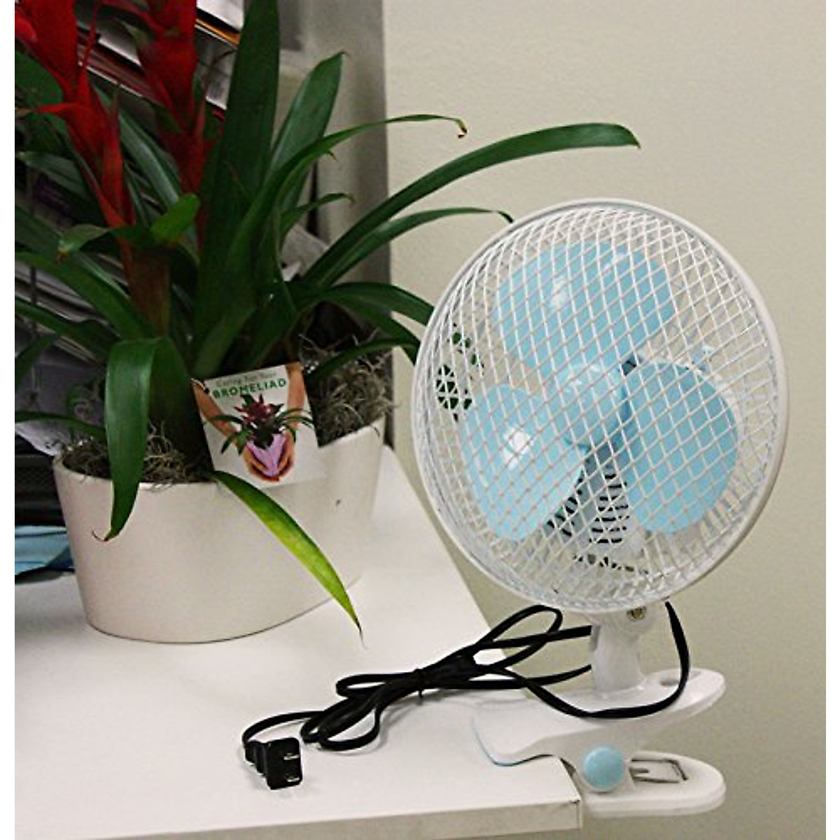 PARTSPLUS USA Premium Store 7" 2 SPEED OSCILLATING MULTI-USE FAN STAND UP, WALL MOUNT, OR CLIP ON 110v