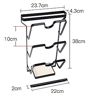 Pot Rack Punch-free Wall-mounted Kitchen Cutting Board Rack Cutting Board Rack Household Chopping Board Shelf Pot Lid Storage Rack