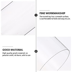 Mipcase Rabbit Toys Rabbit Toys Chinchilla Tunnel 3 Pieces Hamster Tube Pet Squirrel Tunnel Rat Tunnel Tunnel for Dogs Hamster cage Tunnel Tube Toy Bunny Toys Bunny Toys