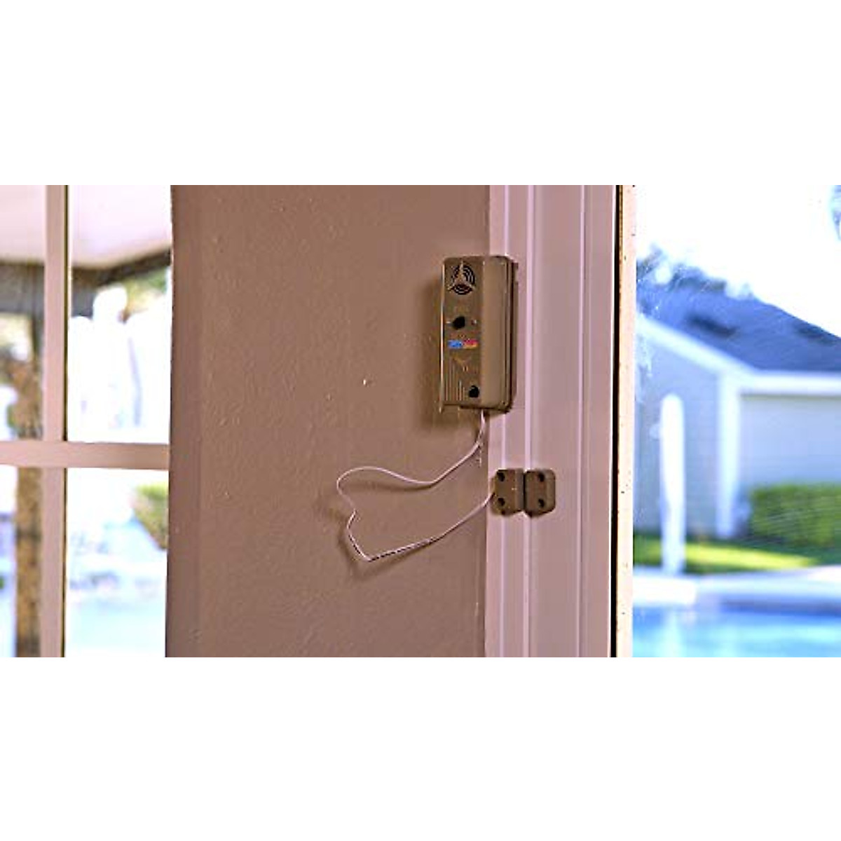 Yardgard Door and Window Pool Alarm, Child Safety UL 2017 Compliant Alarm for Pool Gates and Sliding Doors, Weatherproof, Wireless, Work as a UL Compliant Siren, ETL Certified, Easy to Install, White