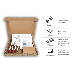 String of the Art Love String Art Kit, American Made Crafting Supplies, DIY Craft Kit for Adults, Beginner to Advanced Crafters