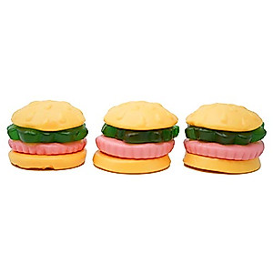 Giant Gummy Krabby Patties Candy, SpongeBob Burger Sliders, 9.52 Ounce