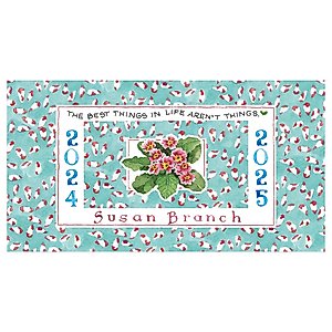 TF PUBLISHING 2024-2025 Susan Branch 2-Year Small Monthly Pocket Planner | 2-Page Large Calendar Grid and Lined Notes Section in Back | Monthly Day Planner for Purse | 3.5" x 6.5"