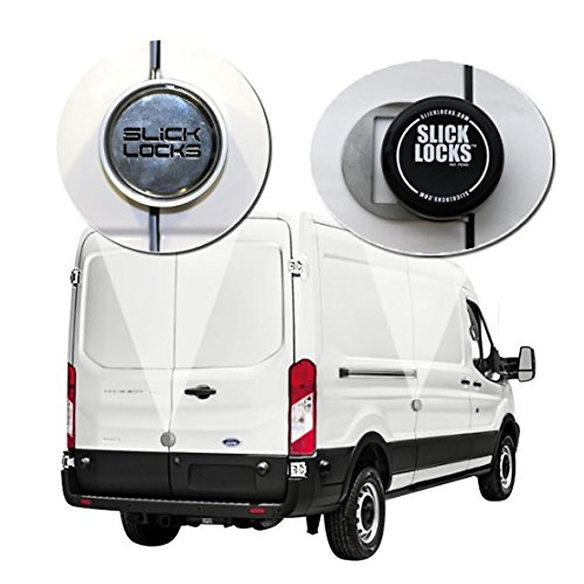 Slicklocks Complete Ford Full-Size Transit Van With Side Sliding Door Kit (With 2 Locks)