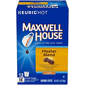 Maxwell House Master Blend Light Roast K-Cup® Coffee Pods (12 ct Box)
