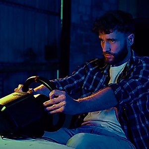 ThrustMaster T128, Force Feedback Racing Wheel with Magnetic Pedals, PlayStation 5, PlayStation 4, PC