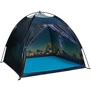 Magnetic Kids Play Tent - Imaginative Popup Space Tent for Indoor/Outdoor Fun - Galaxy Dome Playhouse for Boys & Girls - Perfect Kid's Gift - 47" x 47" x 43"
