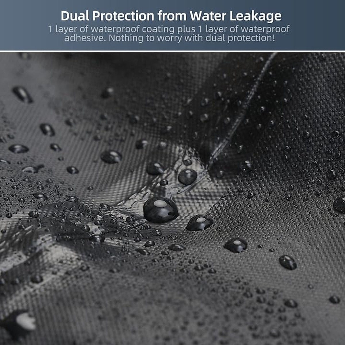 TRAVELIT Waterproof Cover for Ninja Woodfire Outdoor Grill on Its Stand, Weather Resistant BBQ Grill Accessories, Compatible with Ninja Smoker Grill OG701 OG751 OG700 Series, Black (Cover Only)