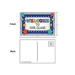 Teacher Created Resources Marquee Welcome Postcards, Multi, Model:5486