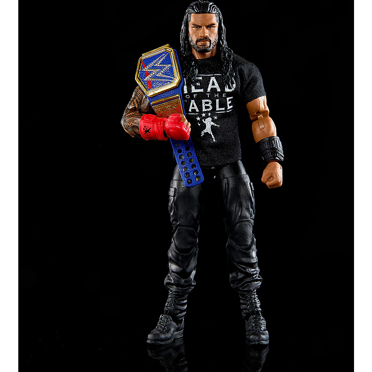 Mattel WWE Elite Collection Top Picks Action Figure & Accessories Set, Roman Reigns 6-inch Collectible with Articulation & Interchangeable Parts