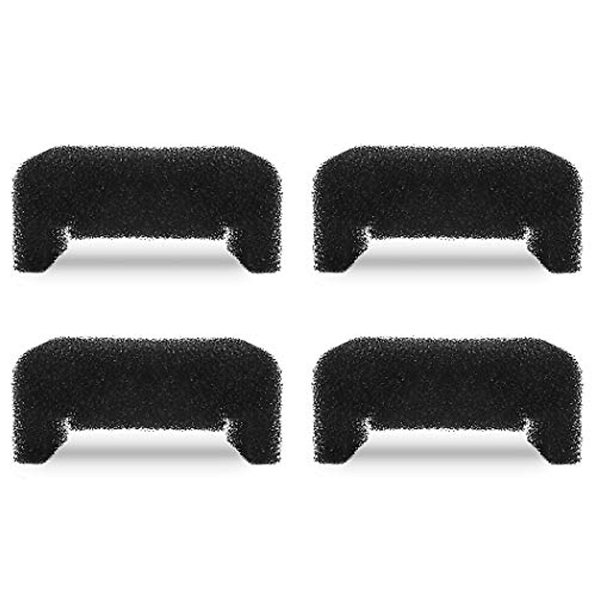 Wonder Creature Cat Fountain Filter, Sponger Foam Filter for Round and Cubic Stainless Steel Top Cat Fountain, for Crystal and Fantasy Cat Fountain, 4 Filters Pack, Cat Water Dispenser Foam Filter